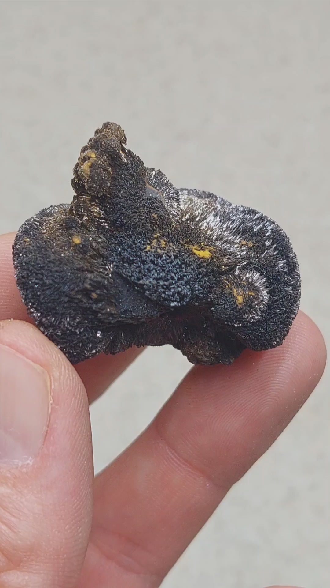 Outstanding Goethite Crystal Specimen from Colorado! 🚨🖤🔥 – Sacred Geology